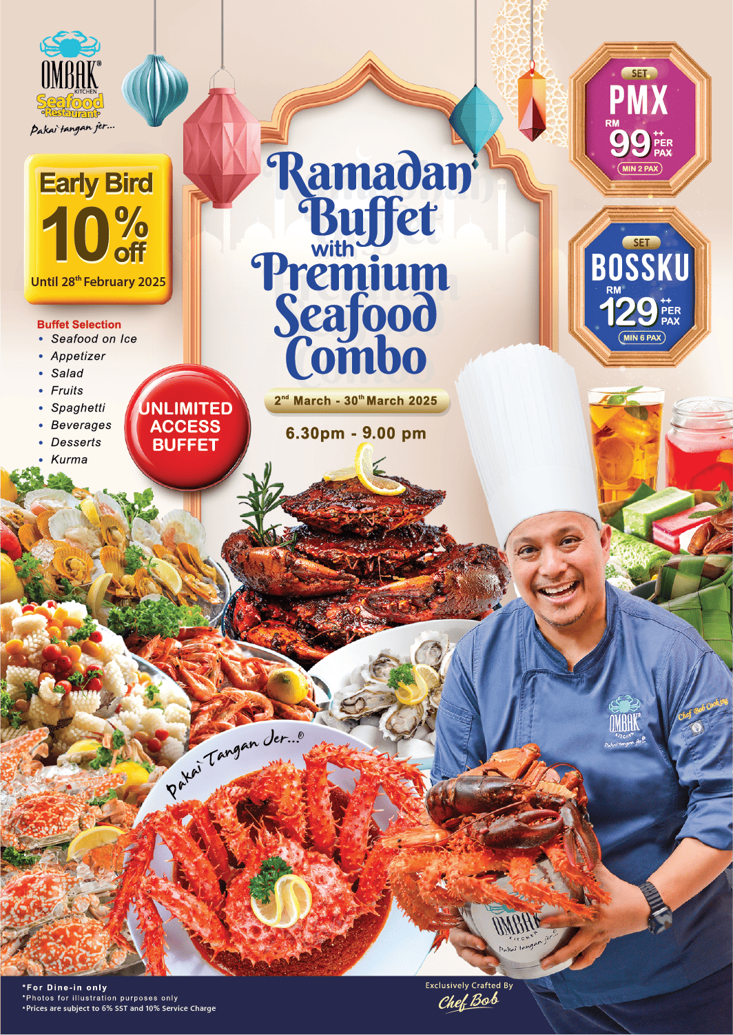 Ramadan Promotion - Ombak Kitchen-Best Seafood Restaurant